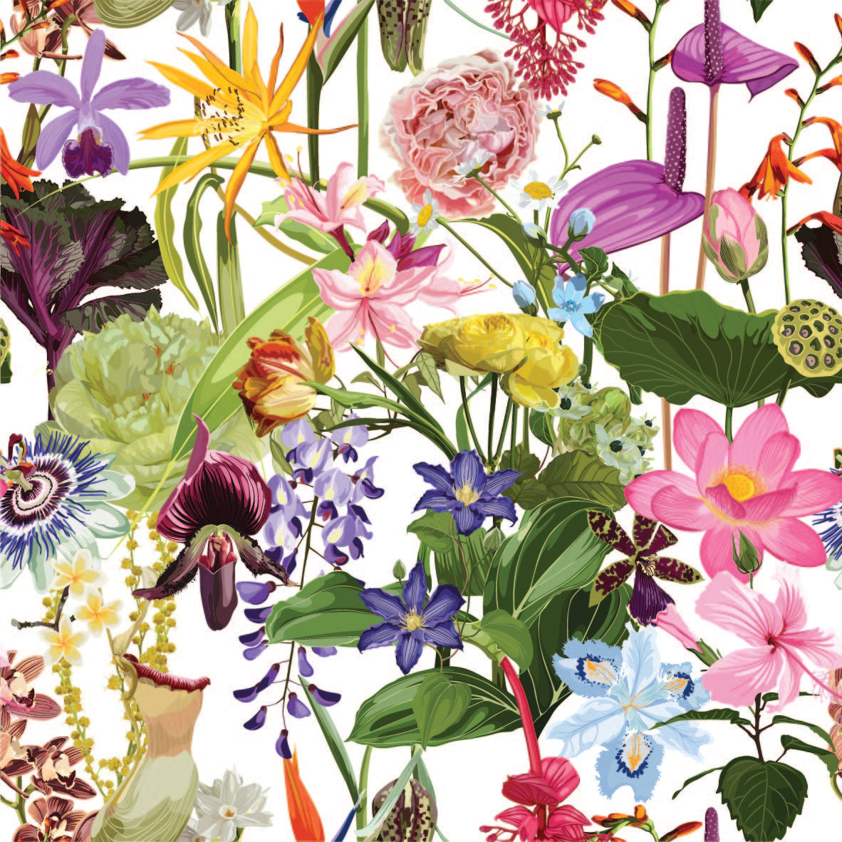 Botanical Fabric Table Runner – Fhilo